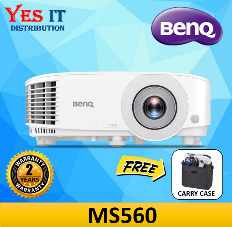 BenQ MS560 SVGA DLP , 4000 Lumens High Brightness SmartEco Business ...