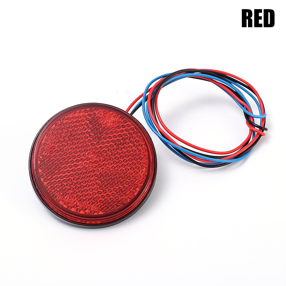Automotive Motorcycle Round LED Brake Turn Signal Stop Tail Lights ...