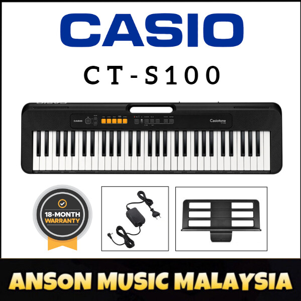 Casio CT-S100 Casiotone Keyboard (CTS100 / CTS 100) | Lazada