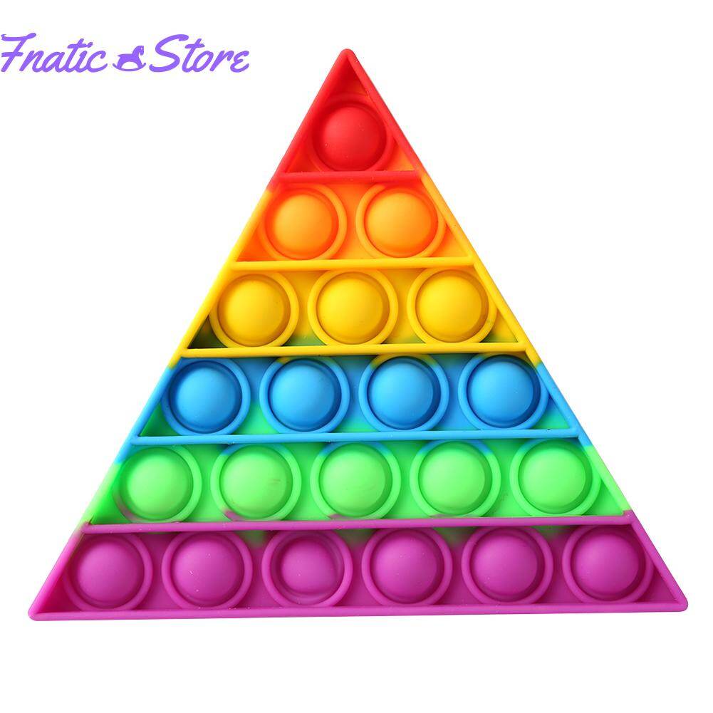 [Pop It] Triangle Push Bubbles Sensory Toy Desktop Puzzle Funny ...