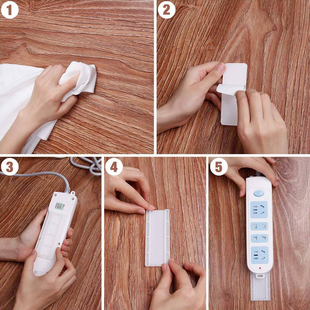 GINKG Punch-Free Seamless Home Organization Storage Fixator Stand Wall ...