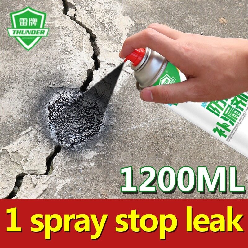 Waterproof Leak Seal Repair Spray Cracks Leak Sealer Spray 1200ml Pipe ...