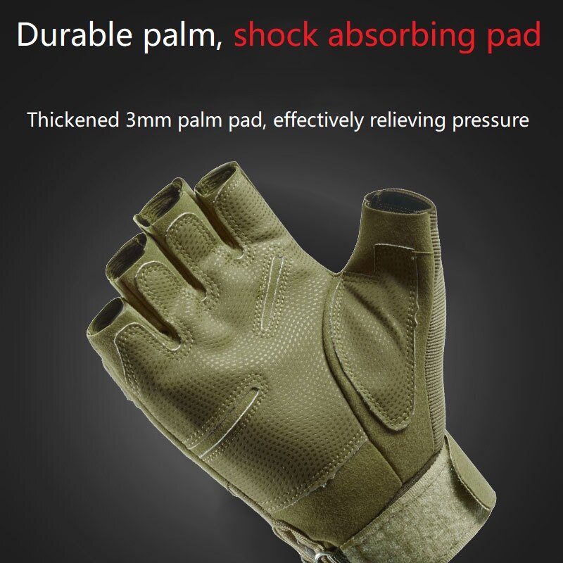 IDOGEAR Tactical Gloves Half finger Sports Gloves For Climbing Cycling ...