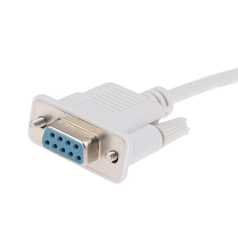 qnljgv 1.5M 9-Pin RS232 Serial Port Extension Cable DB9 Male To Female ...