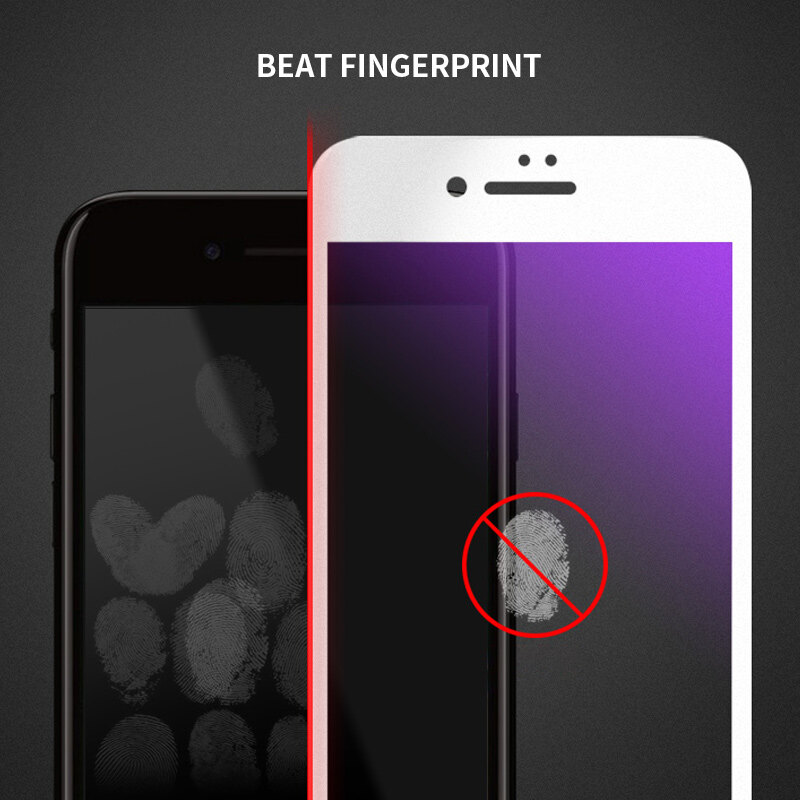 YBD AG Matte Anti-Blue Light Tempered GlassสำหรับIphone 7 Plus 8 Plus 7 ...