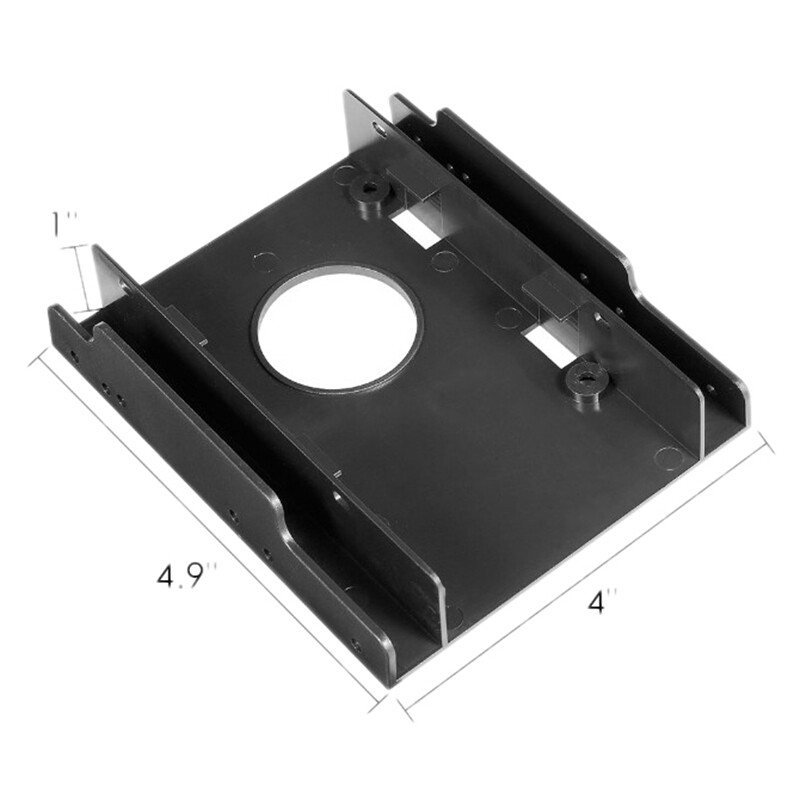 3.5 Inch to 2.5 Inch SSD/HDD Hard Drive Drive Bay Adapter Mounting ...