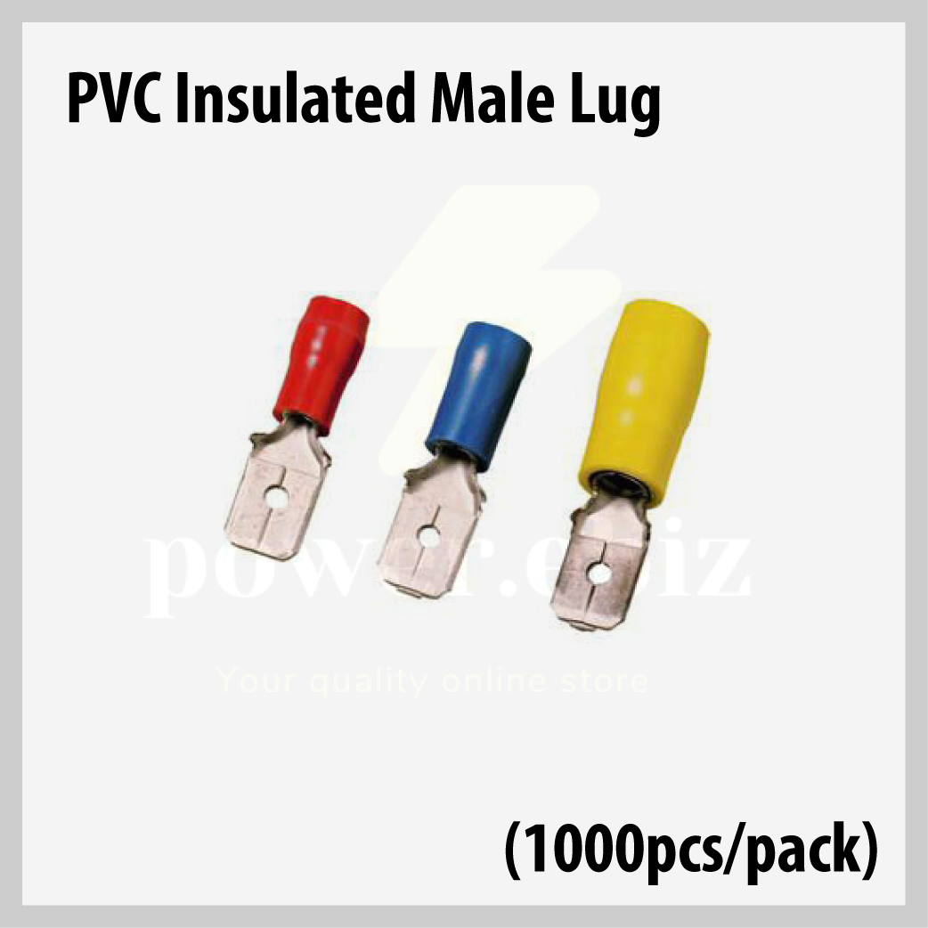 PVC Insulated Male Lug (1000pcs/pack) | Lazada