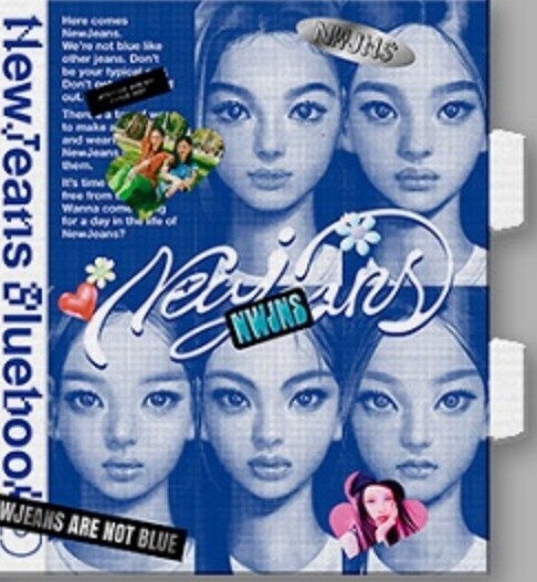 NEWJEANS - 1st EP 'NEW JEANS' BLUE BOOK ver Album | Lazada PH