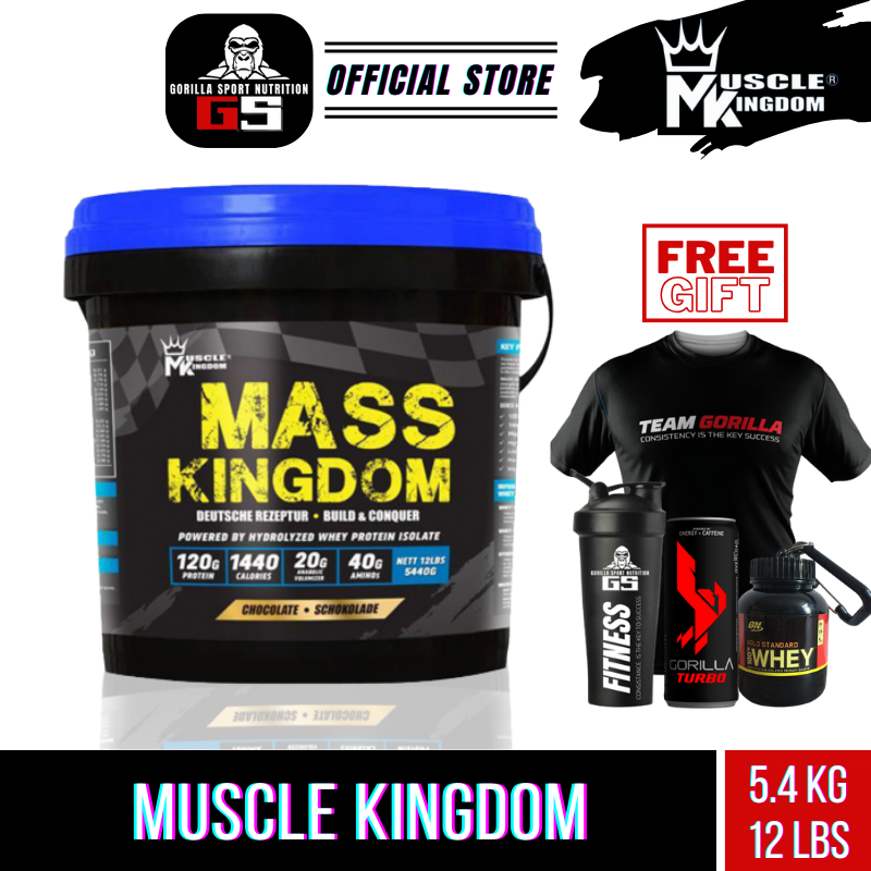 Muscle Kingdom MK Mass Kingdom Mass Gainer Susu Naikkan Berat Badan ...