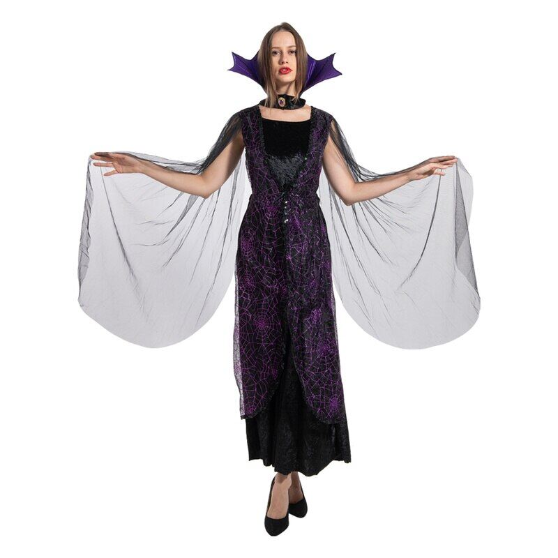 Women's Purple Vampire Costume Halloween Costume Gothic Dress Victorian ...