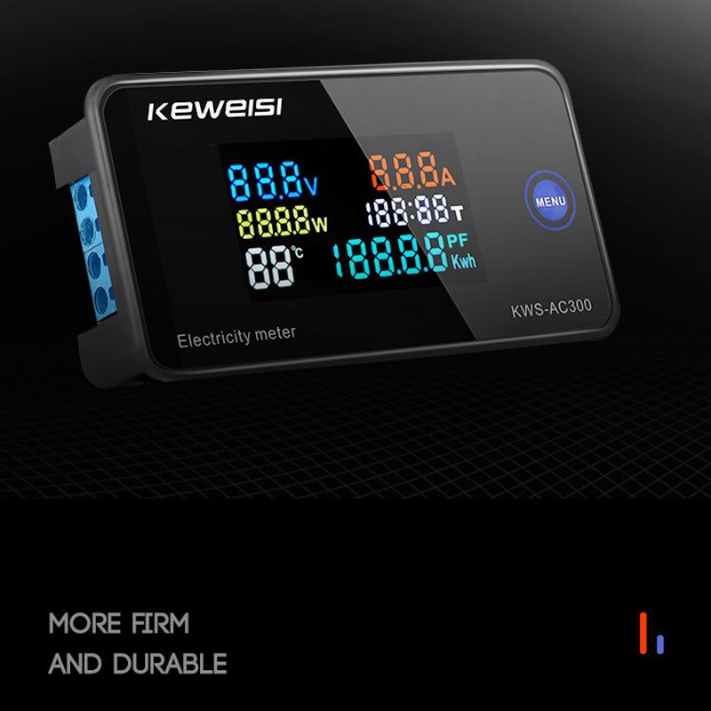 KEWEISI,KWS-AC300 Digital Voltmeter AC 50-300V Voltage 45-65Hz Power Energy Meter LED Wattmeter ...