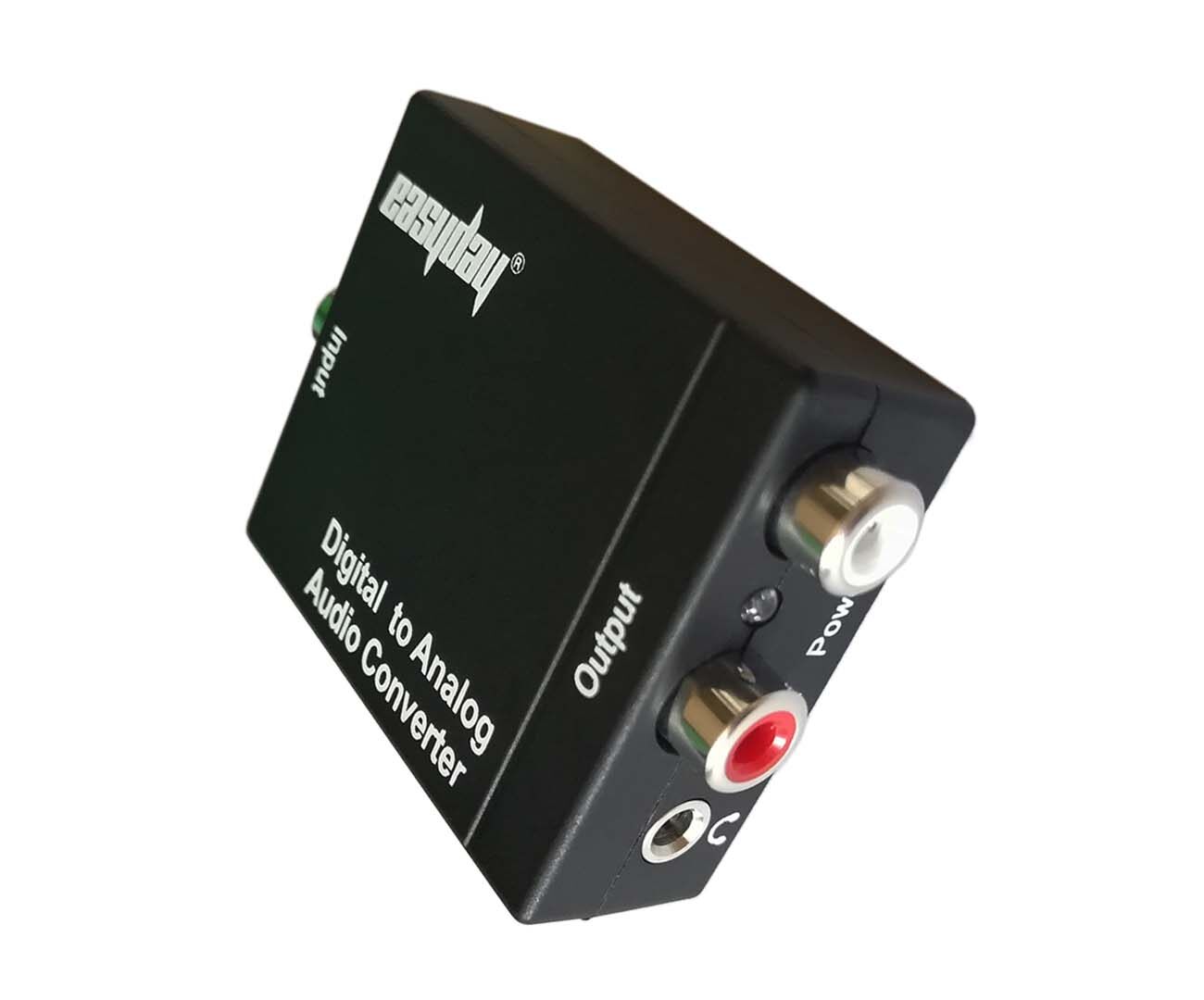Digital Optical Coaxial Toslink Signal to Analog Audio SPDIF Converter ...