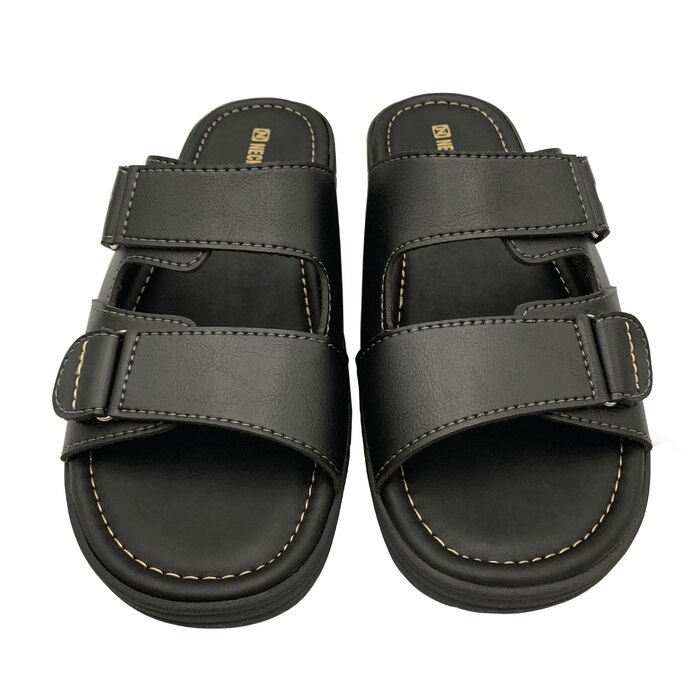 Neckermann Men's Hightide Comfort Leather Slide Sandals / Sandal Tapak ...