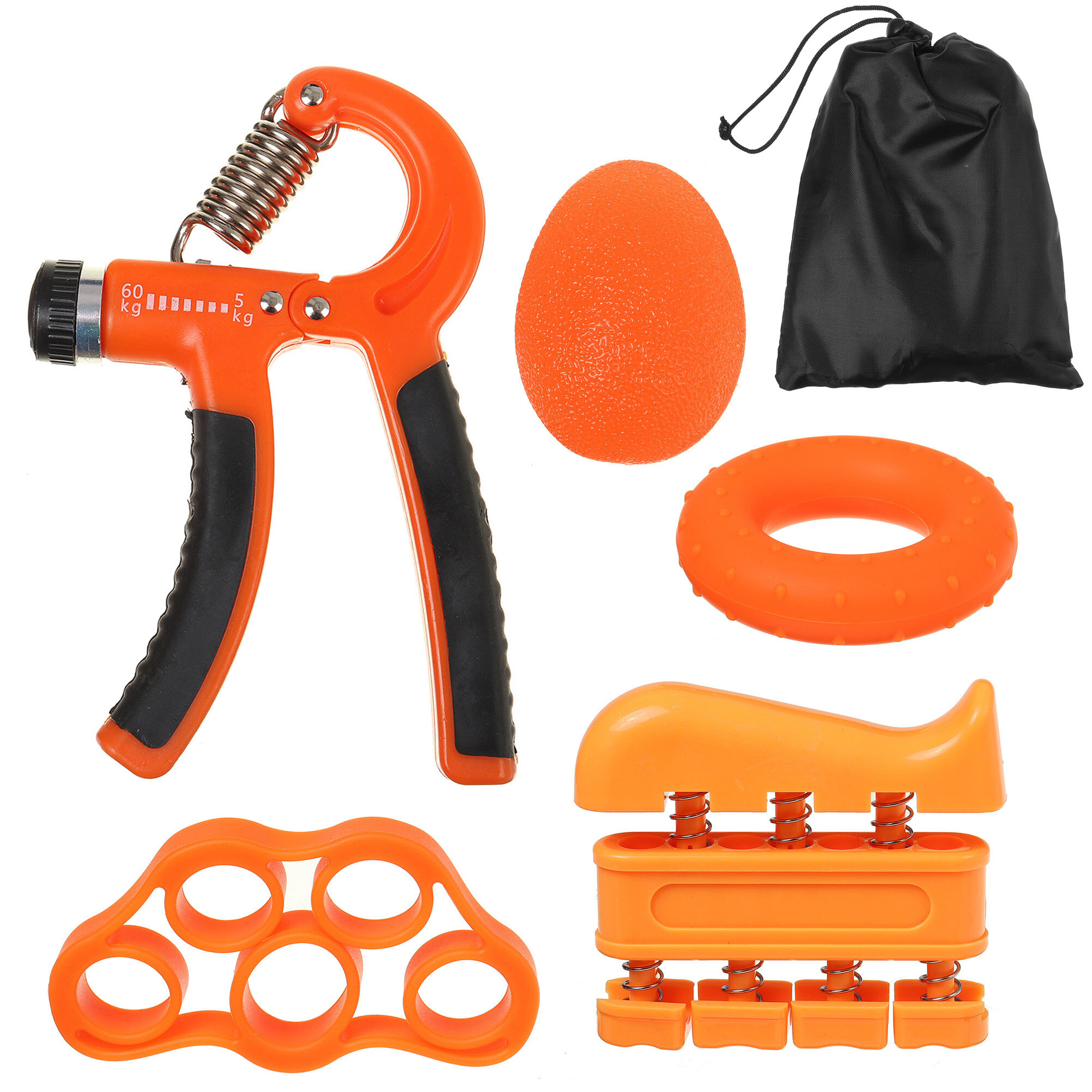 6ชิ้น/เซ็ต Hand Grip Gripper Trainer Countable Training Handshake Tool ...