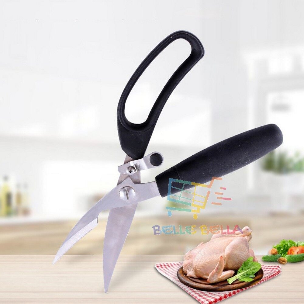 STAINLESS STEEL CHICKEN BONE FISH VEGETABLE SCISSORS MULTI-FUNCTION ...