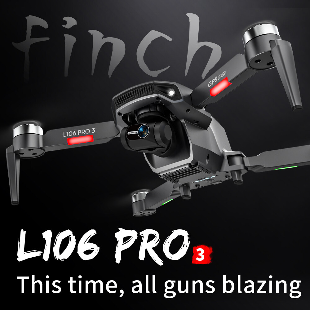 Kmoist L106 Pro 3 RC โดรน,4K HD กล้องคู่มืออาชีพ GPS 5G 3แกนกิมบอลเฮลิคอปเตอร์มอเตอร์ไร้แปรงถ่าน ...
