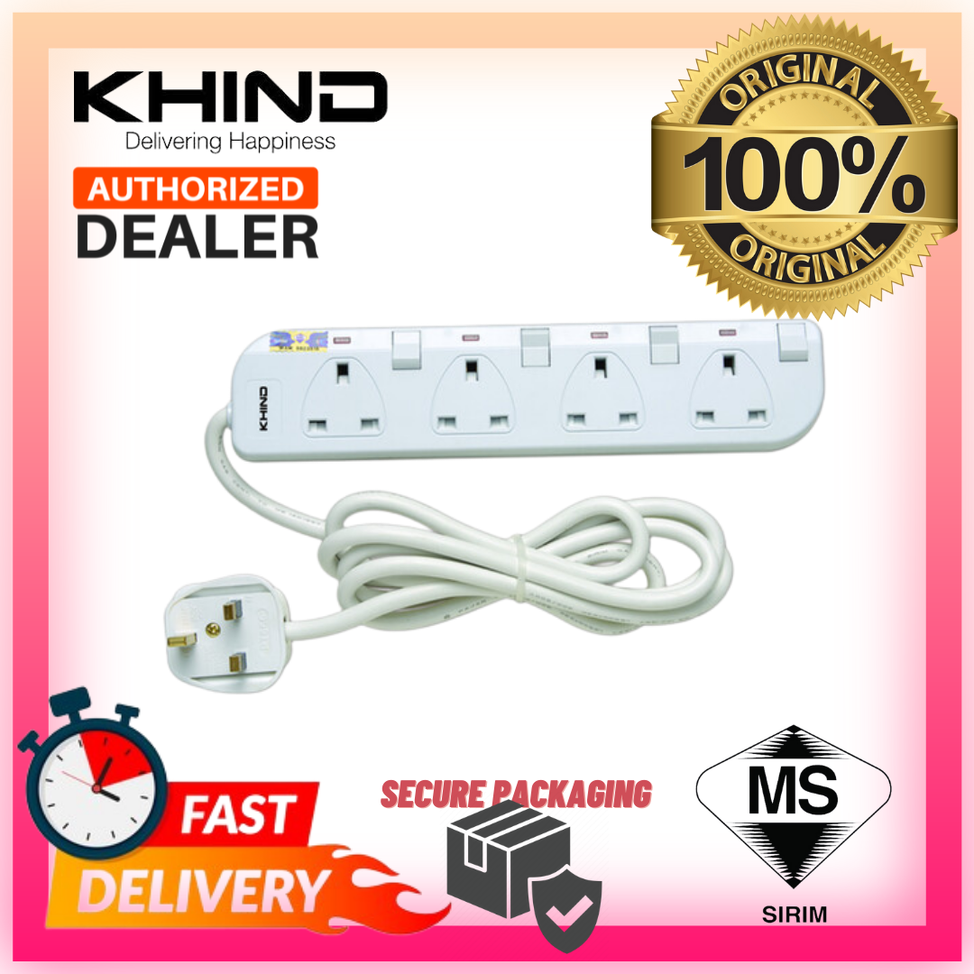 Khind Trailing Socket LN8134W | Lazada