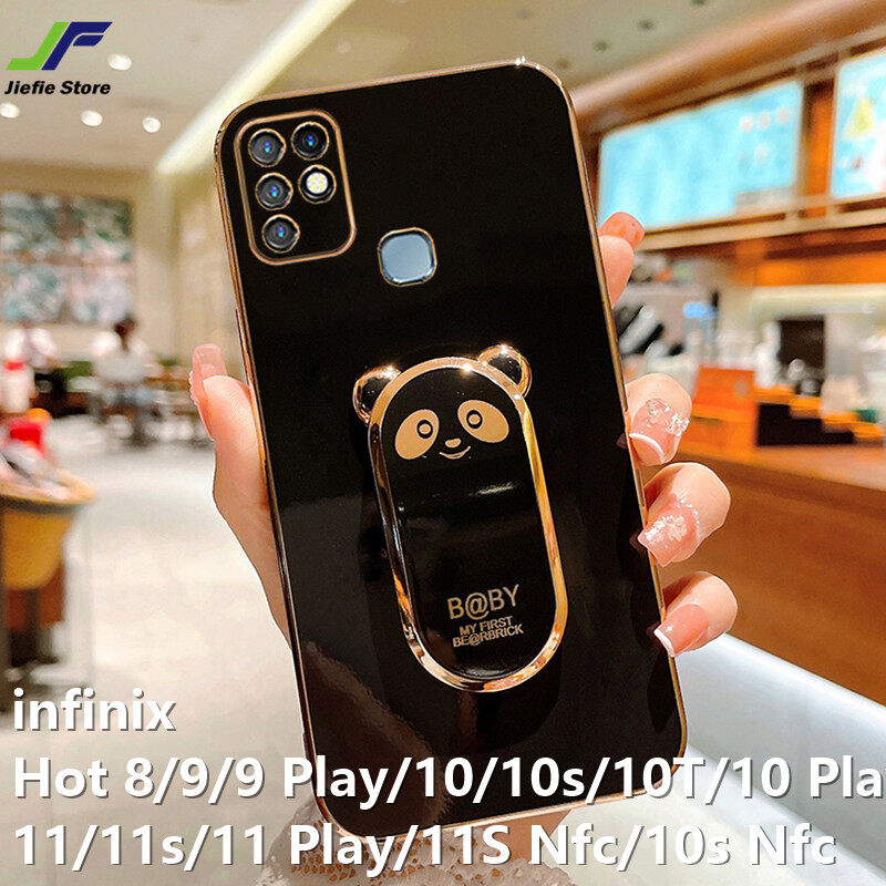JieFie น่ารักการ์ตูนหมีกรณีโทรศัพท์สำหรับ Infinix ร้อน10/10ครั้ง/10 ...