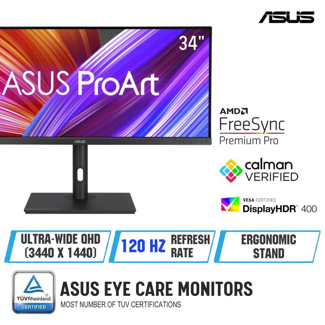 ASUS ProArt Display PA348CGV Professional Monitor – 34-inch, IPS, 21:9 ...