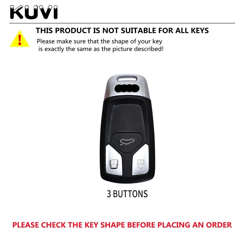 [ร้อน W] หนัง TPU รถ Remote Key Shell สำหรับ Audi A4 B9 A5 A6L A6 S4 S5 S7 8W Q7 4M Q5 TT TTS RS ...