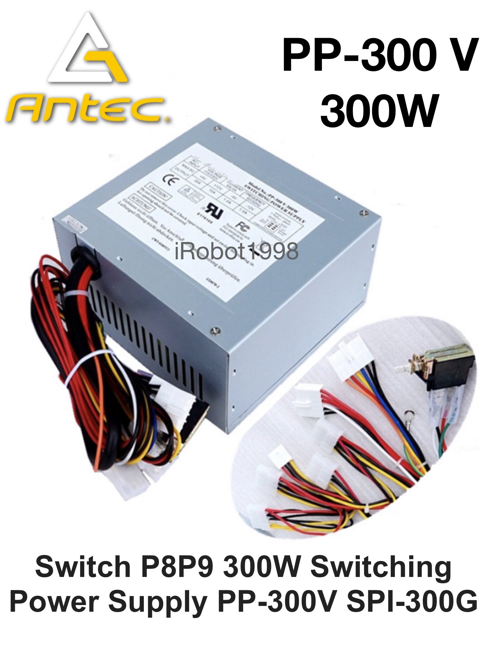 Original Antec Switch P8P9 PP-300 V PP-300V 3SPI-300G 300W Switching ...