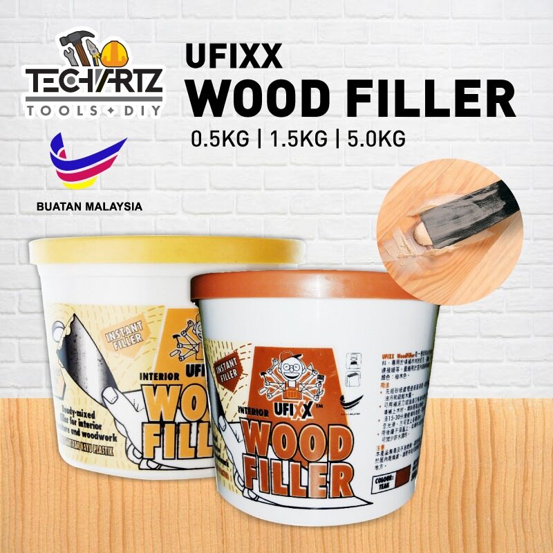 UFIXX Wood Filler For Wood Crack And Holes / Wood Putty / Wood Gap ...