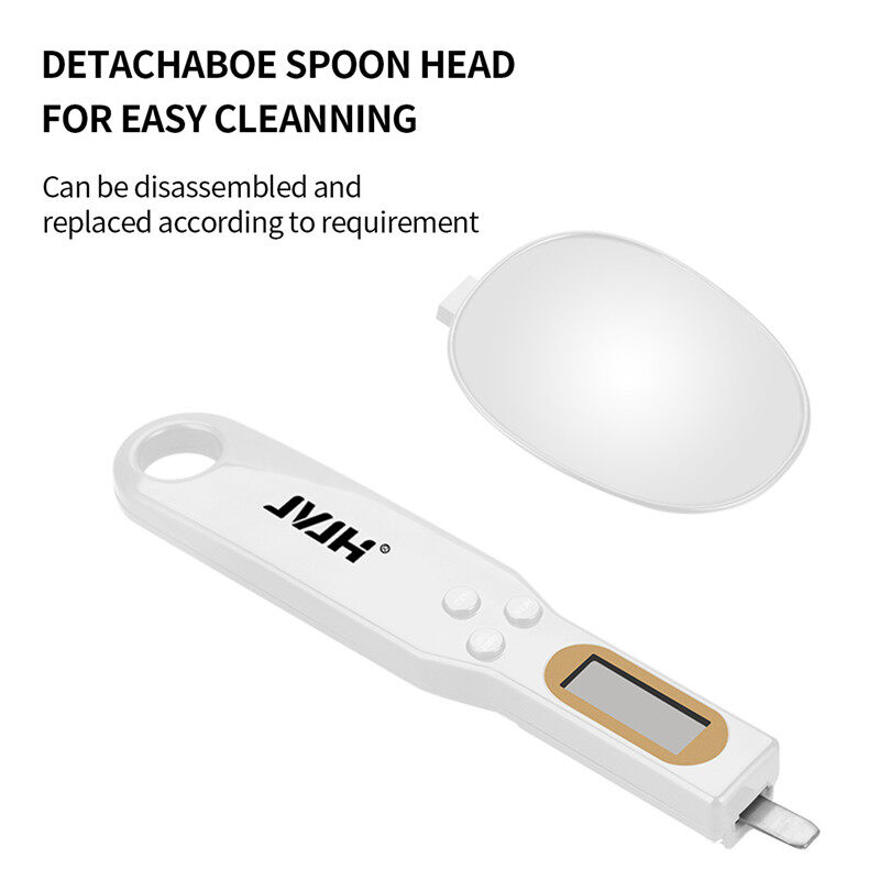 JVJH 500G ตราชั่งความแม่นยำสูงห้องครัวช้อนตวงส่วนประกอบอาหารช้อนตวง ...