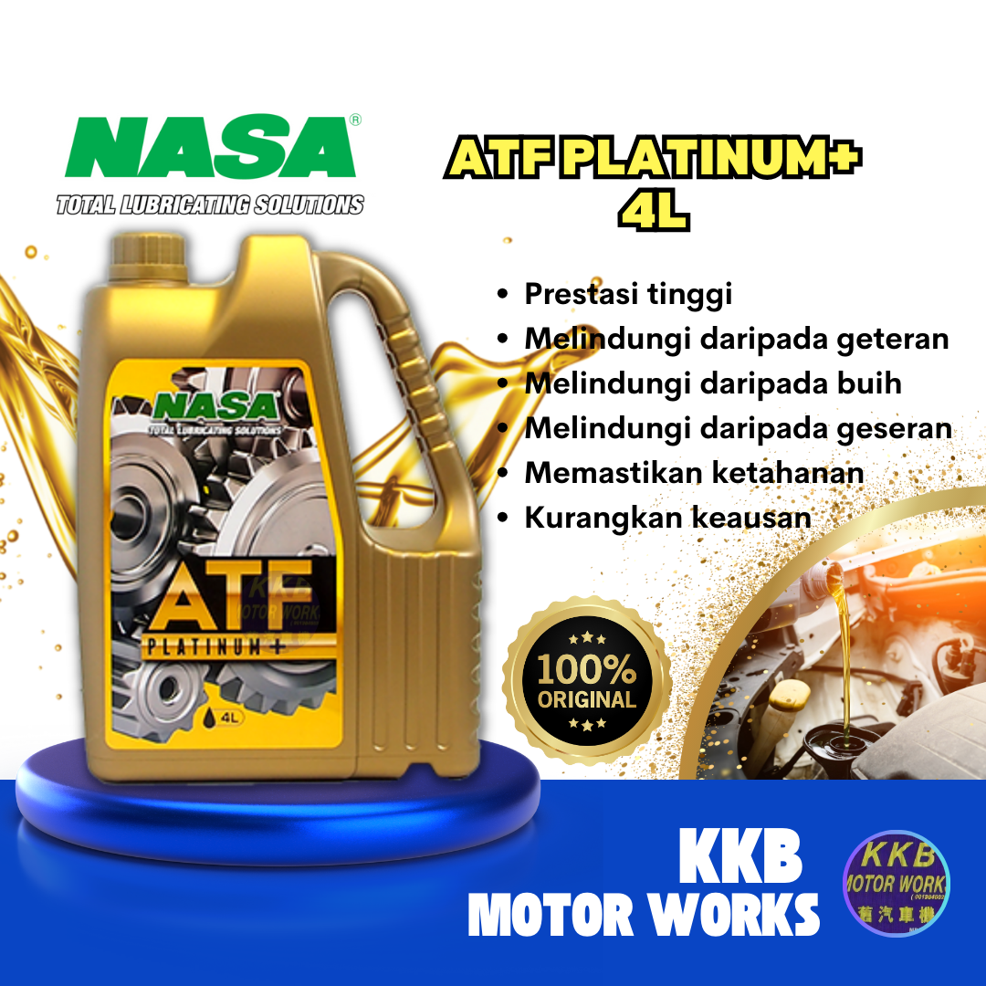 NASA ATF PLATINUM+ (4L) All in One Auto Transmission Fluid [100% ...