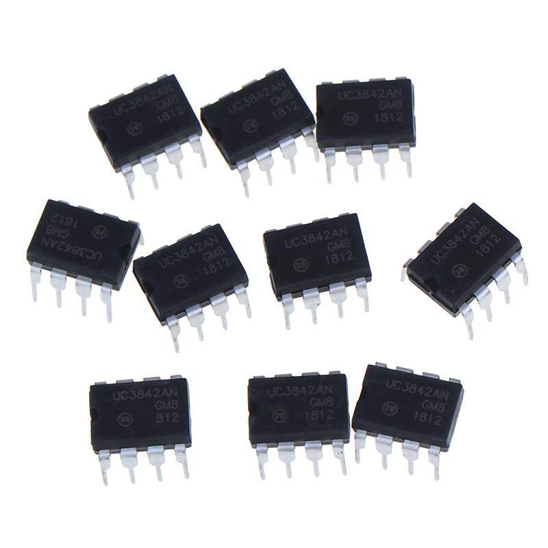 bianzai 10PCS UC3842AN original IC DIP-8 current control type pulse ...