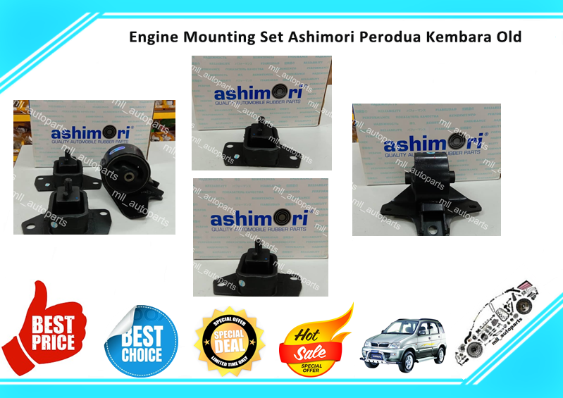 Engine Mounting Set Ashimori Perodua Kembara Old RM162 | Lazada