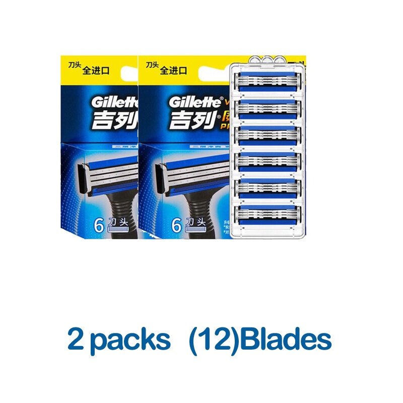 New Gillette Sensor Excel Shaving Razor Blades For Men Beard Shaver ...