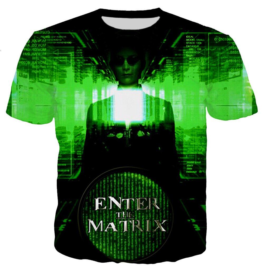 2021 TV Series The Matrix 3d Printed T-shirts Men/women Fashion Casual ...