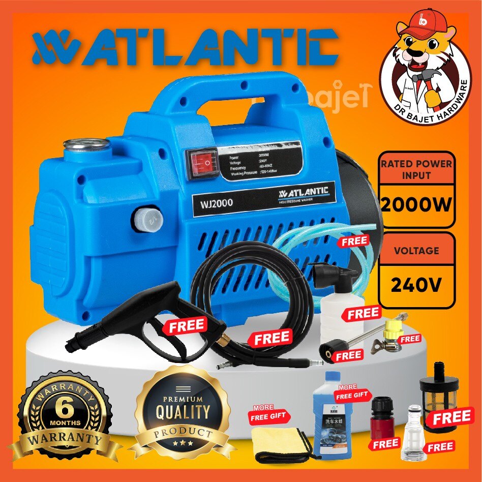 HEAVY DUTY ATLANTIC HIGH PRESSURE CLEANER / WATER JET / POWER SPRAYER ...