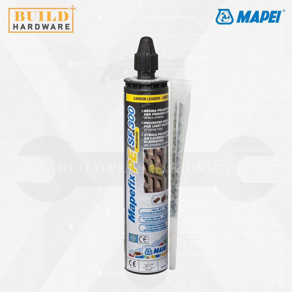 MAPEI Mapefix PE SF 300 (300ml) 锚固化学胶粘剂 Styrene-free, Polyester Resin ...
