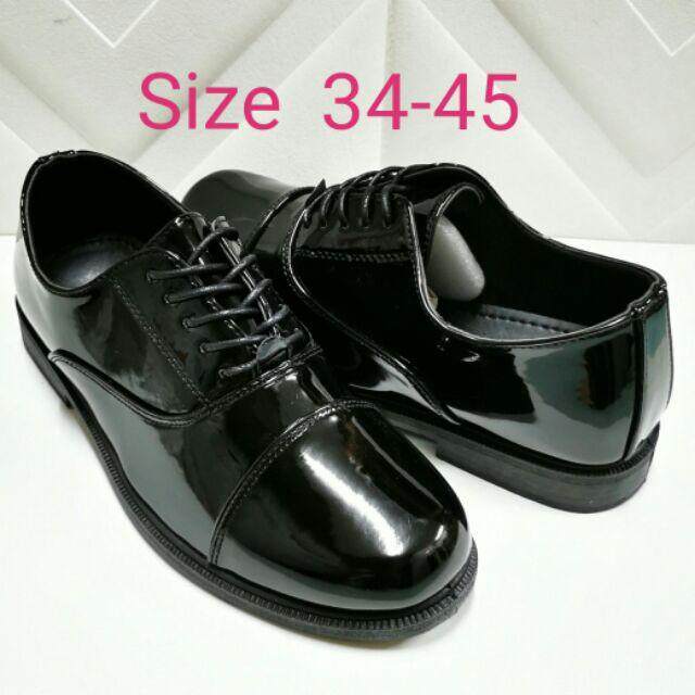 Kasut Potong Kawad kilat Kadet Pengakap Security Pengawas PVC | Lazada