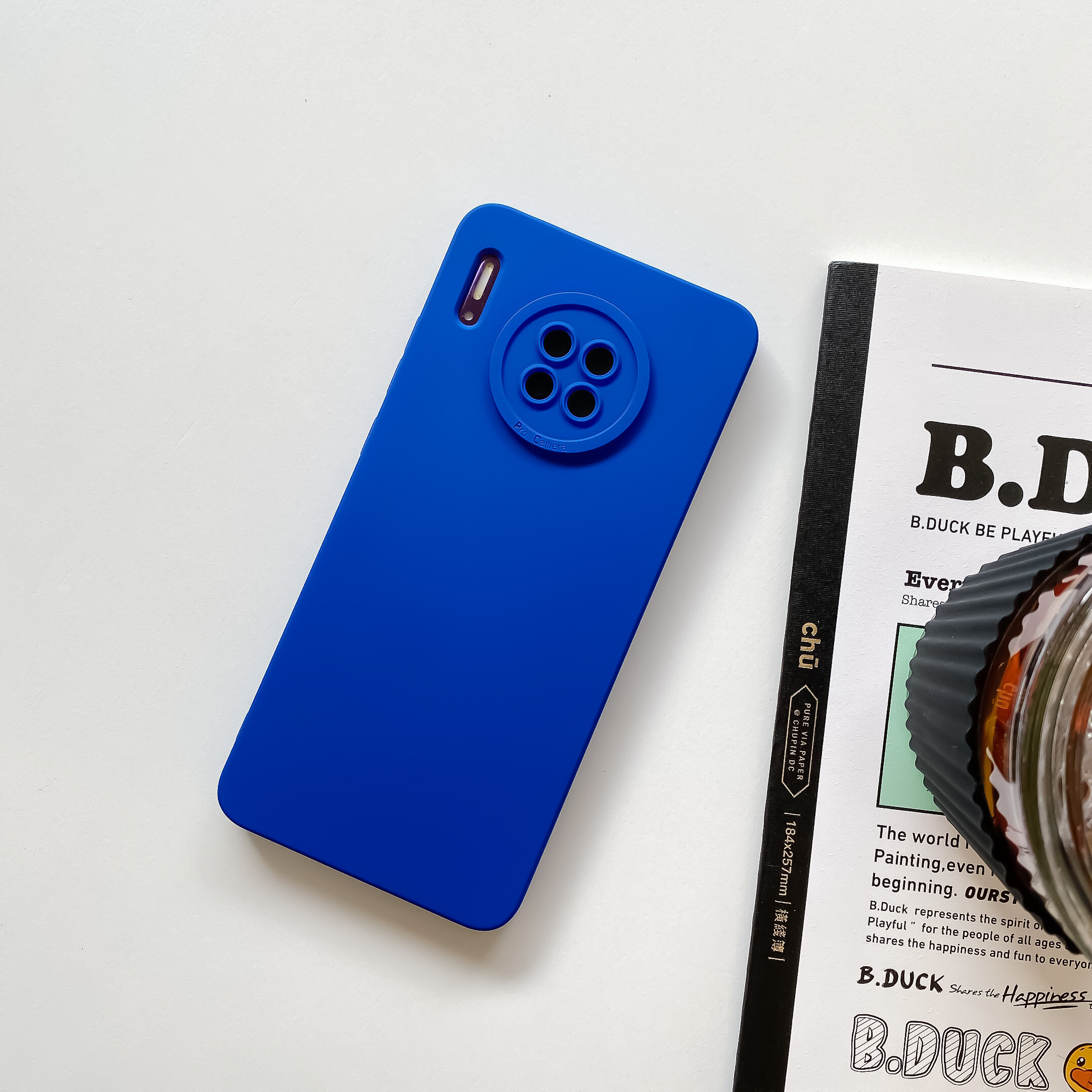 เคสโทรศัพท์ TPU แบบนิ่มเป็นมิตรกับผิวแฟชั่นสีล้วน,เคสกันกระแทกสำหรับ HUAWEI Mate 30 40 HONOR 50 ...