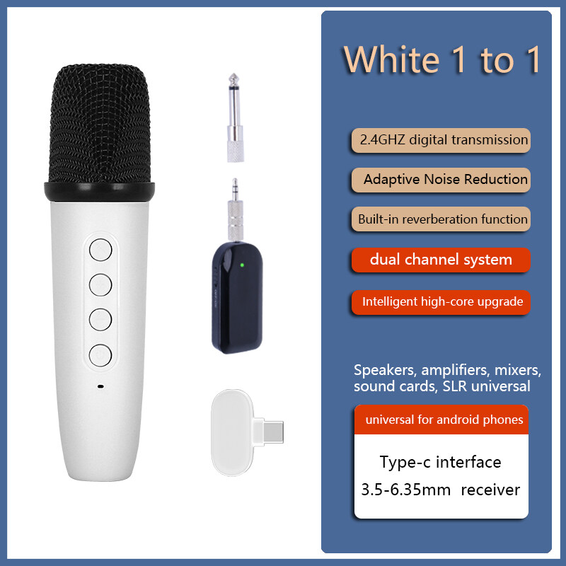 Type-c 3.5mm mini Professional Wireless Microphone 2.4G Cordless Mic ...