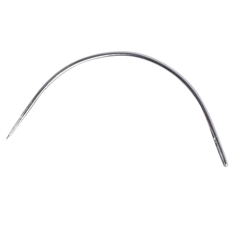 7 Repair Sewing Needles Curved Threader for Leather Canvas Stainless ...