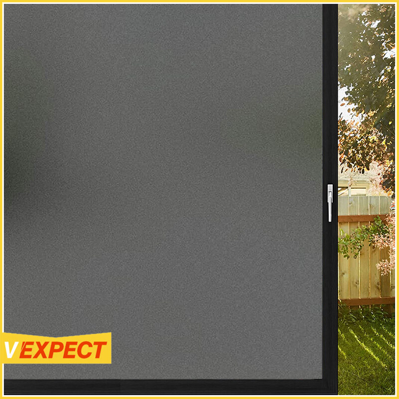 Vexpect Window Glass Privacy Sticker, Sun Blocking Frosted Glass Window ...