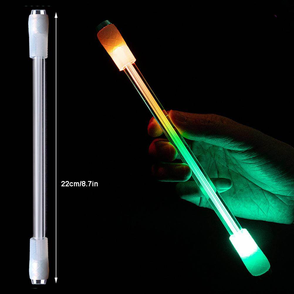 LED Rolling Finger Rotating Pen Illuminated Ballpoint Pen Non-Slip ...