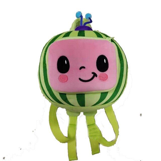 Jojo Coco Melon ของเล่นตุ๊กตากระเป๋าเป้สะพายหลังโรงเรียนถุงนุ่มแตงโม ...