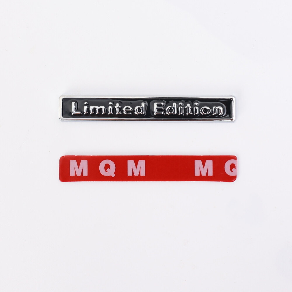 3d Chrome Metal Sticker Car Styling Limited Edition Emblem Badge Car