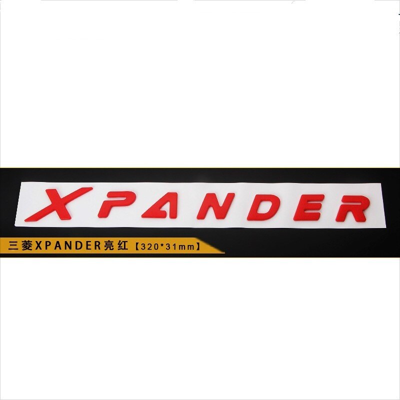 Emblem Mitsubishi XPANDER logo sticker Bonet logo Wording Car ...