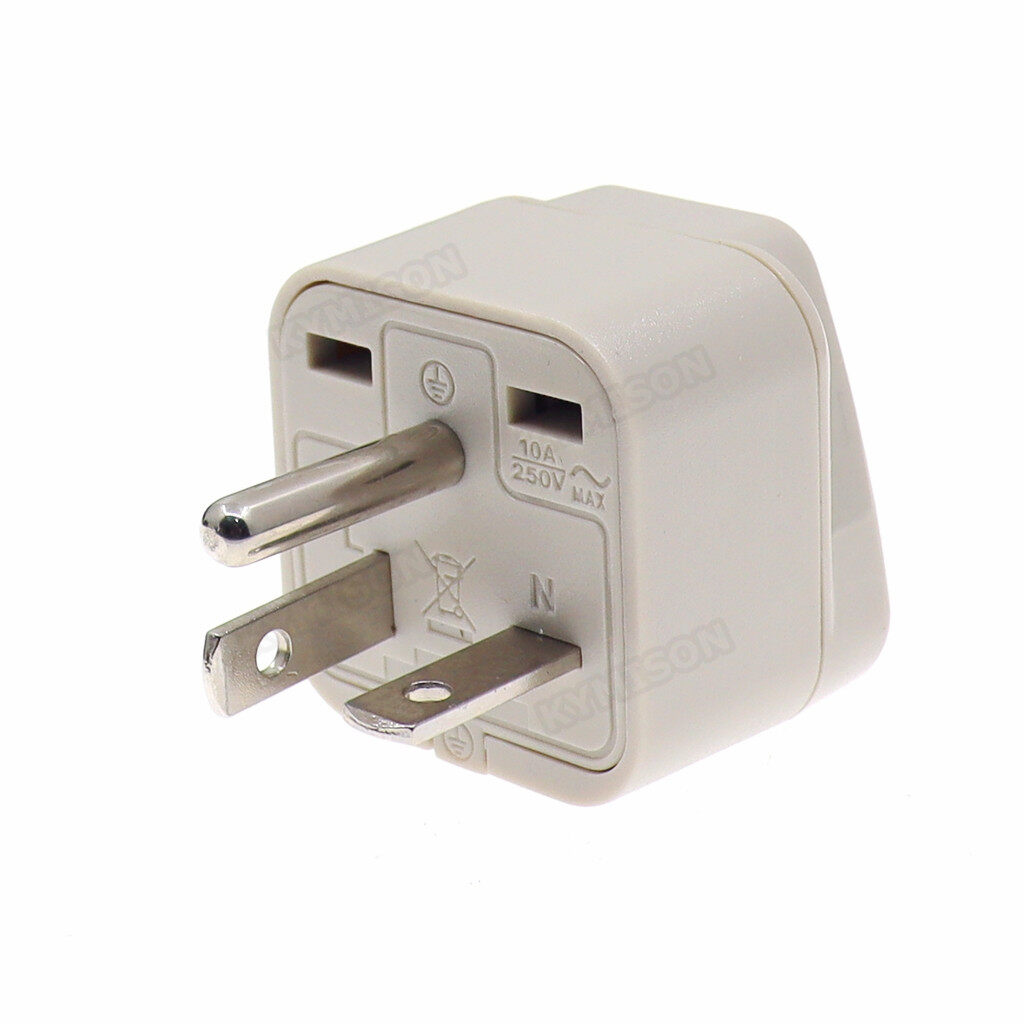 Wonpro US NEMA 6-20P Grounded Power Travel Adapter, Universal Socket ...