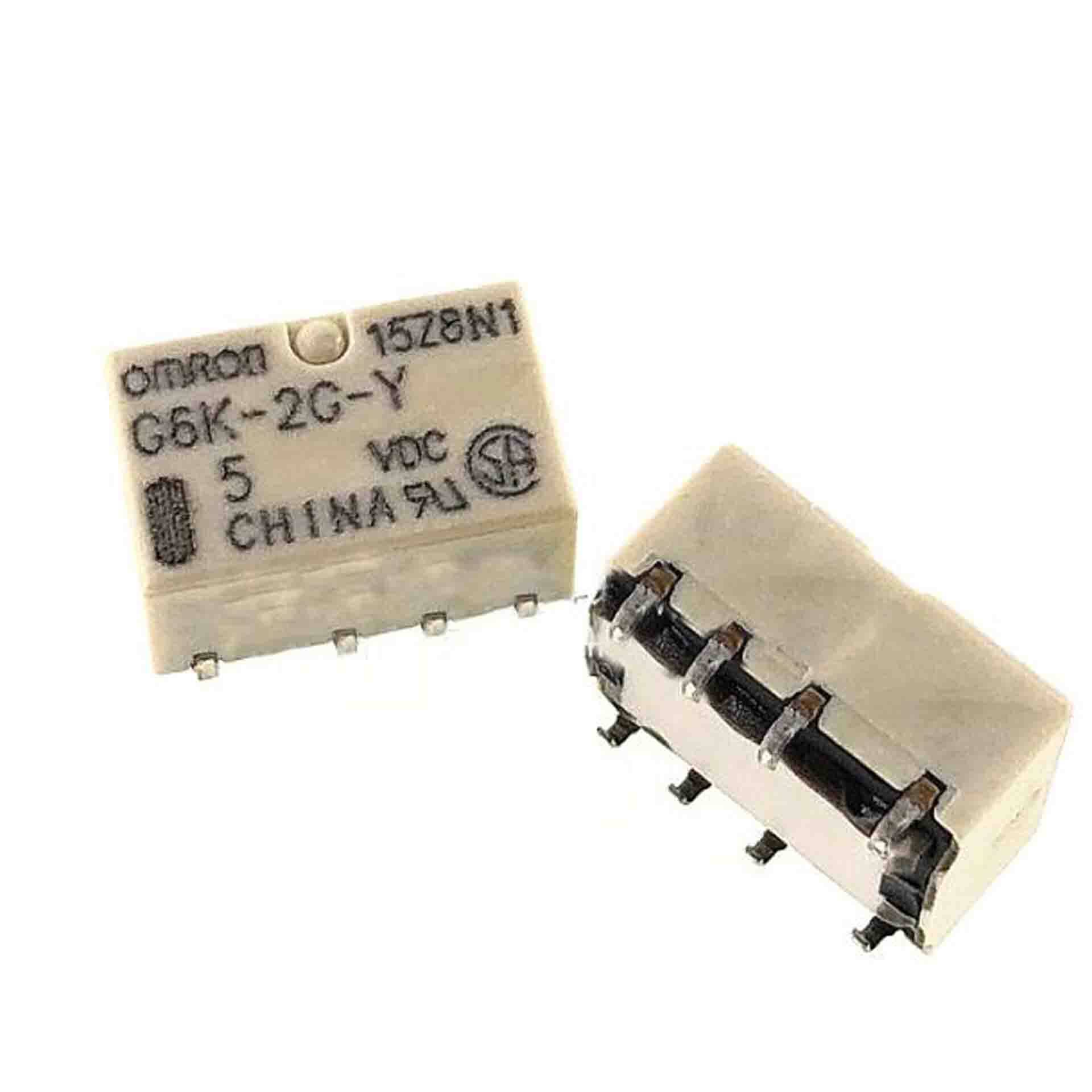 5 ชิ้น SMD G6K-2F-Y สัญญาณรีเลย์ 8pin สำหรับ Omron รีเลย์ DC 5 โวลต์ 3 ...