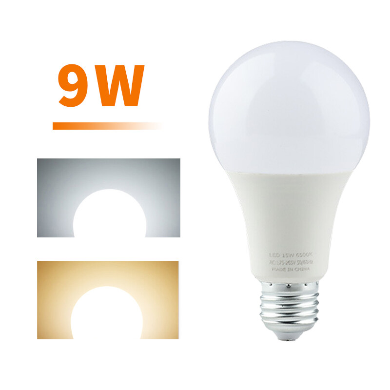 E27 LED Light Bulb Mentol Lampu LED Bulb 9W/12W/18W Energy Saving 6500K ...