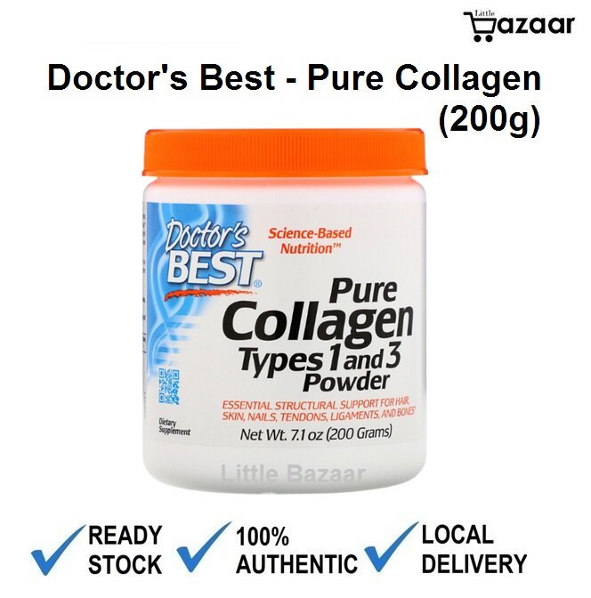 Doctor's Best, Pure Collagen Types 1 and 3 Powder, 200g | Lazada