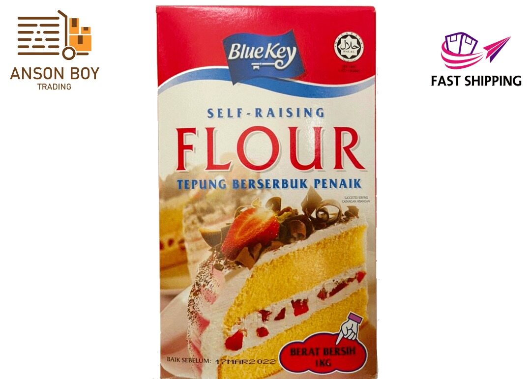 [READY STOCK] BLUE KEY TEPUNG KEK/TEPUNG BERSERBUK PENAIK/SELF-RASING ...