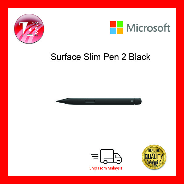 Microsoft Slim Pen 2 Black (8WX-00005) | Lazada