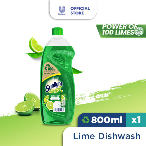 Sunlight Dishwash Liquid Lime 800ml | Lazada